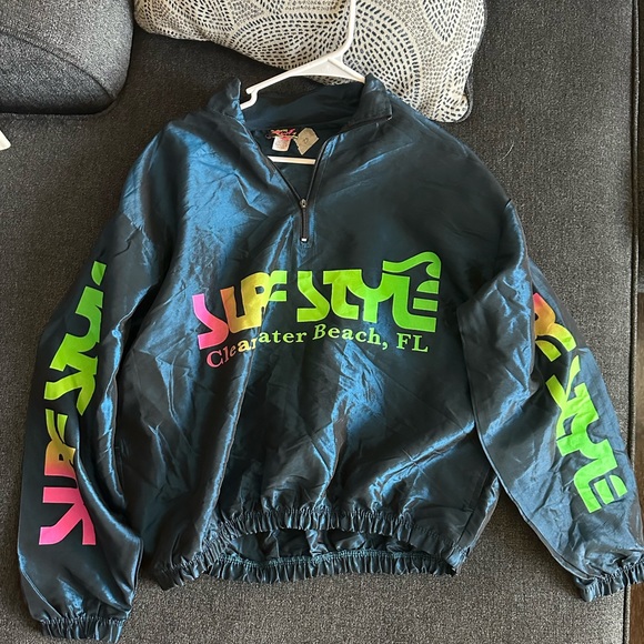 surf style | Jackets & Coats | Rare Vintage Surf Style Iridescent ...